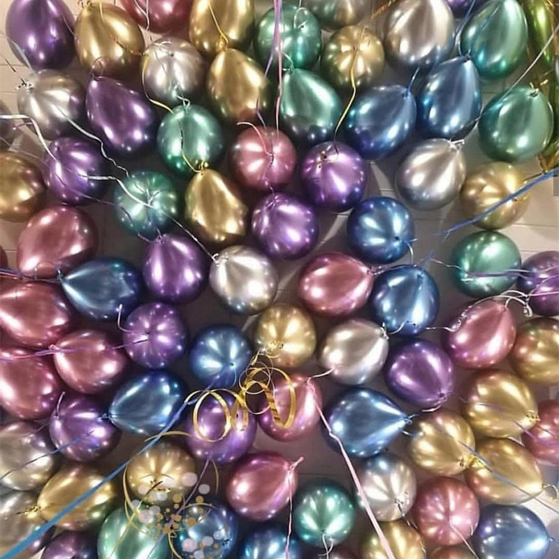 Metallic Chrome Balloons – Decoren